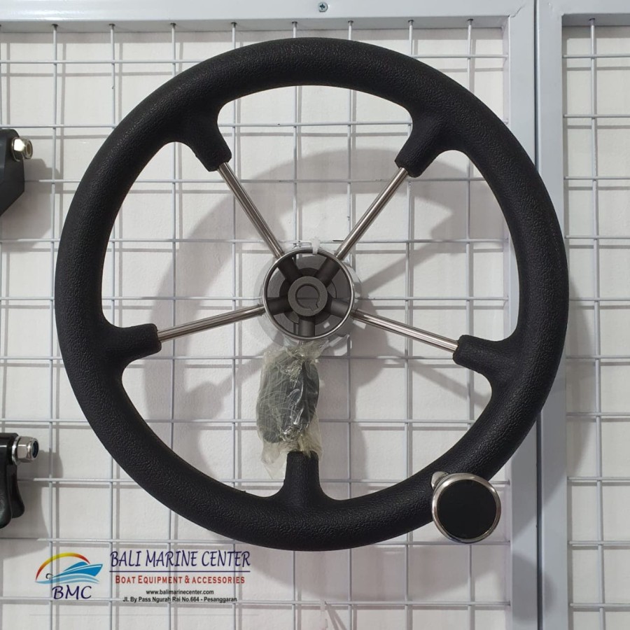Steering Wheel SS304 13-1/2" w/ Ball - Stir Kapal - Bali Marine Center